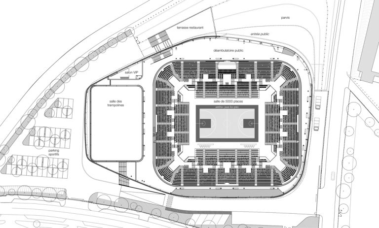 Azur Arena Antibes - Panorama architecture