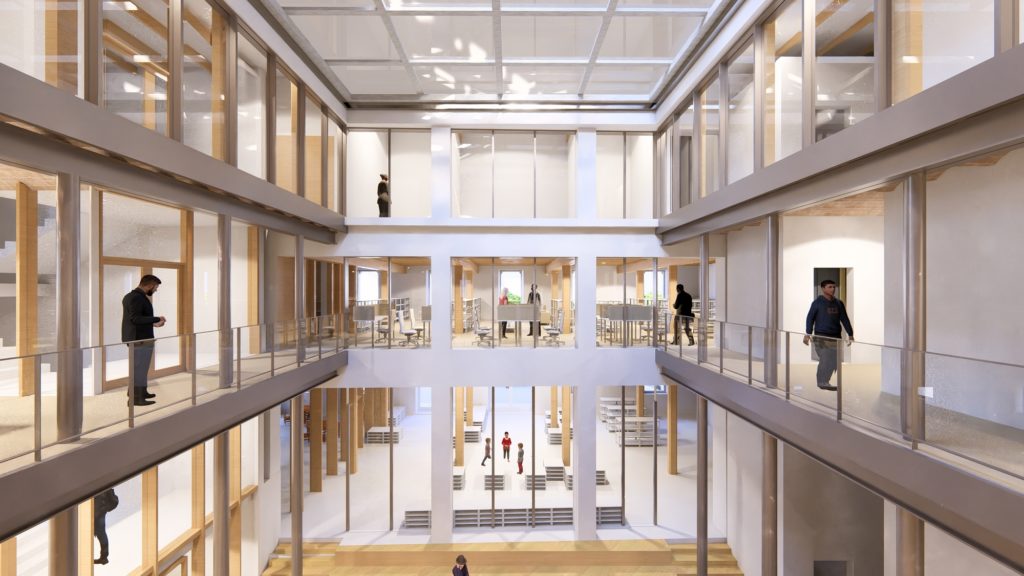 Médiathèque Loubon - Panorama architecture